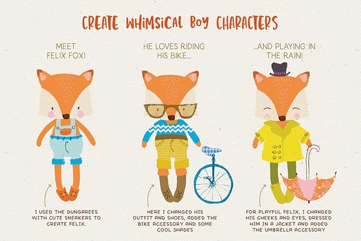 The Cute Critter Creator: build animal characters - Lisa Glanz