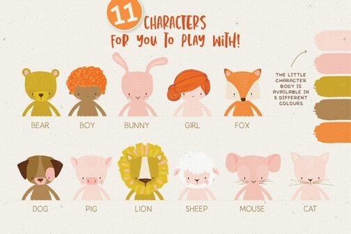 The Cute Critter Creator: build animal characters - Lisa Glanz