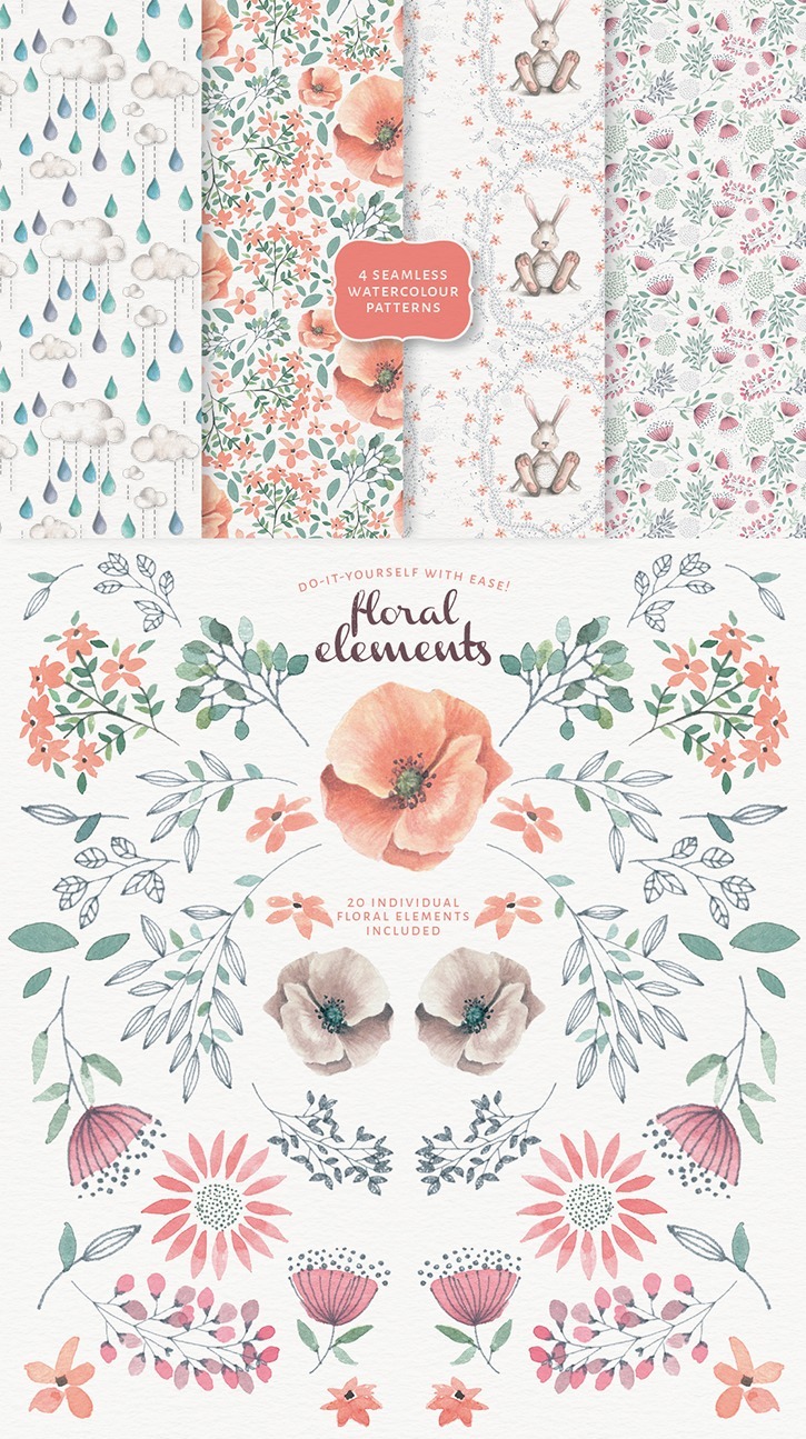 Magical Watercolour Graphics Volume 2 - Lisa Glanz