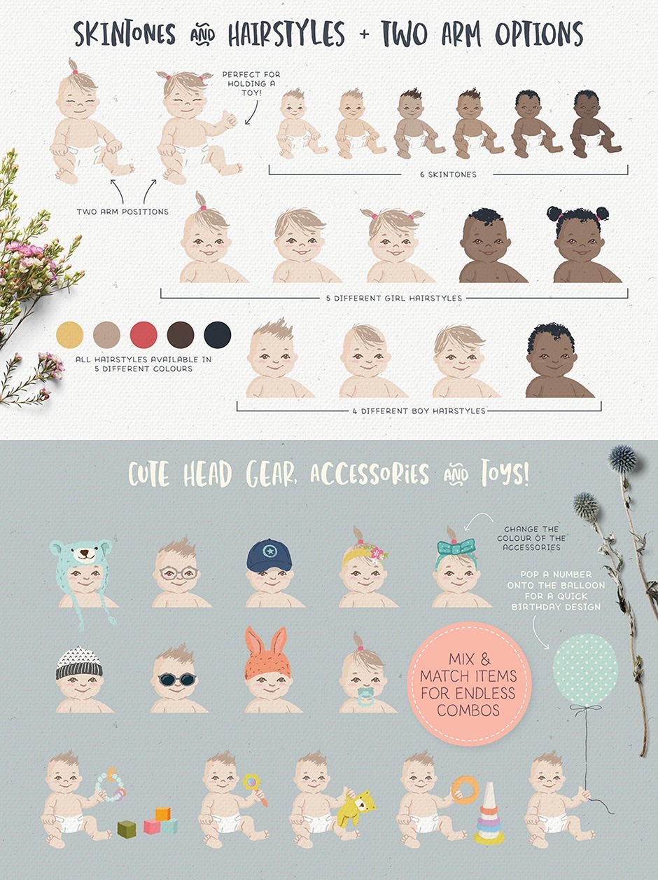 Custom Baby Portrait Creator: DIY portraits - Lisa Glanz