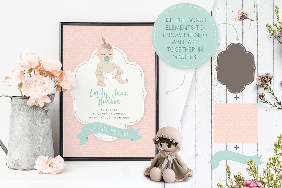 Custom Baby Portrait Creator: DIY portraits - Lisa Glanz