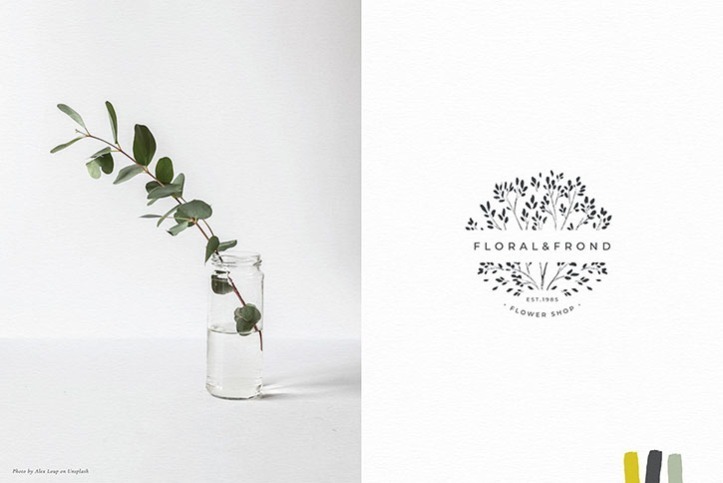 Modern botanicals, feminine logos and patterns - Lisa Glanz