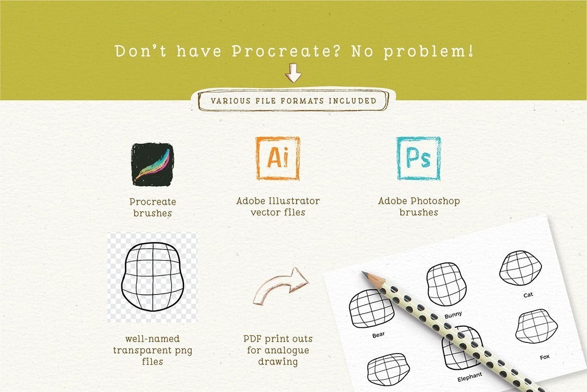 Procreate brushes that help you learn to draw - Lisa Glanz