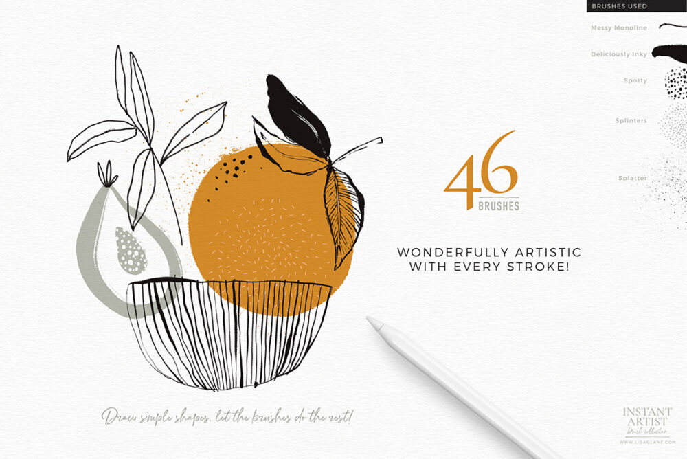 The Instant Artist Procreate Brush Collection - Lisa Glanz