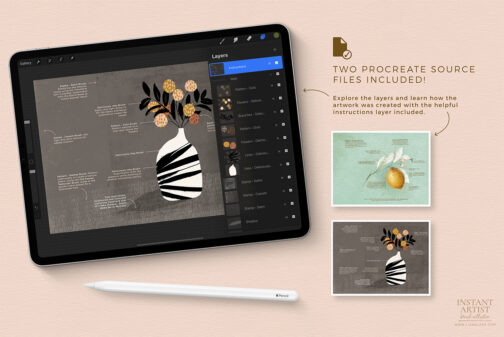 The Instant Artist Procreate Brush Collection - Lisa Glanz
