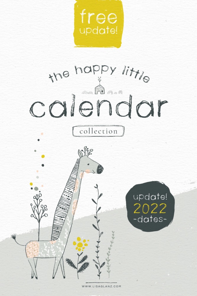 Free update: The Happy Little Calendar Collection 2022 - Lisa Glanz