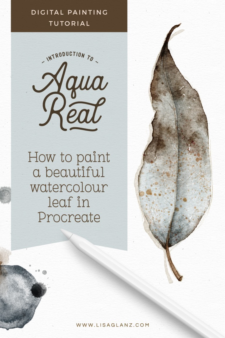 Yes you can paint realistic watercolours in Procreate! - Lisa Glanz