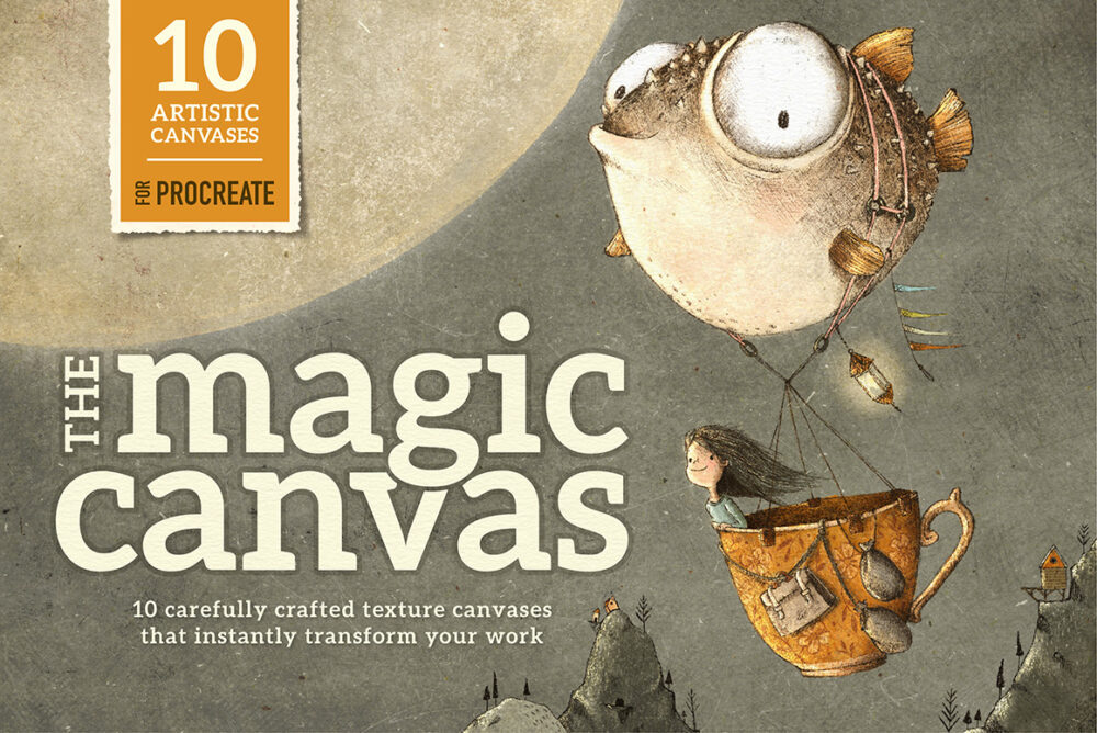 The Magic Canvas: Procreate texture overlay documents - Lisa Glanz