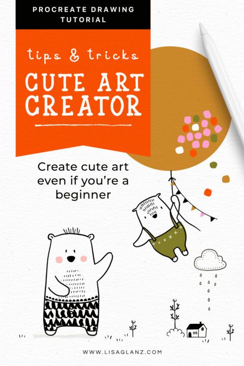 How to make cute art even if you're a beginner - Lisa Glanz