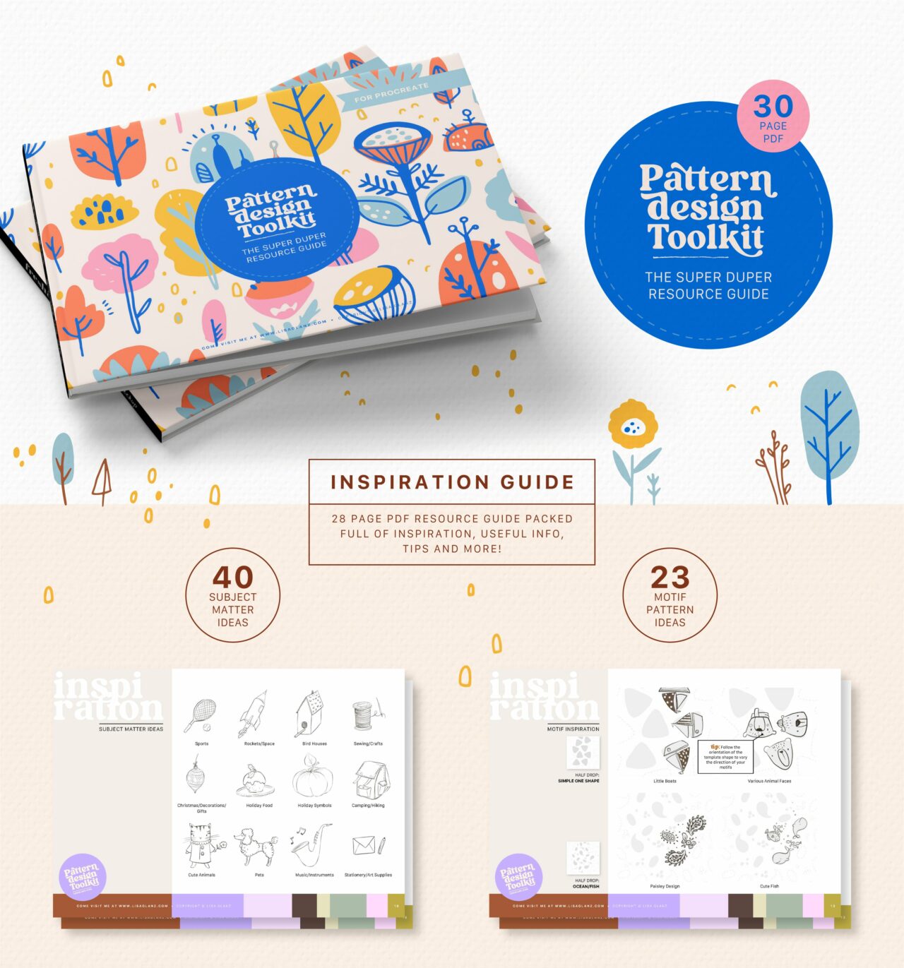 Pattern Design Toolkit - templates for creating the perfect repeat ...