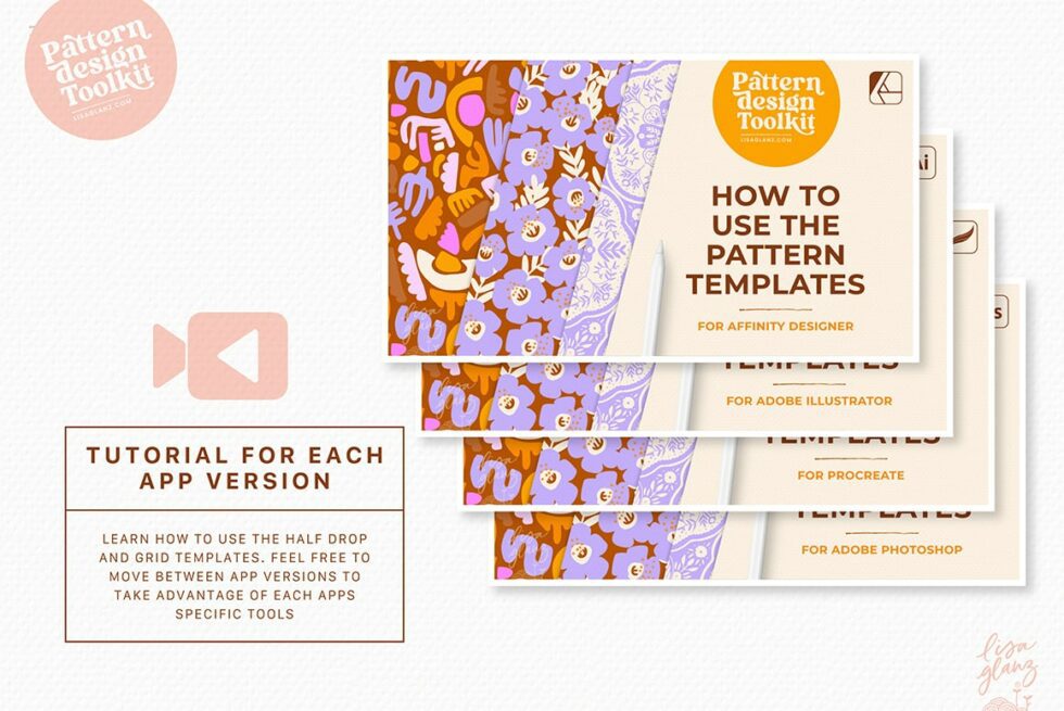 Pattern Design Toolkit - templates for creating the perfect repeat ...