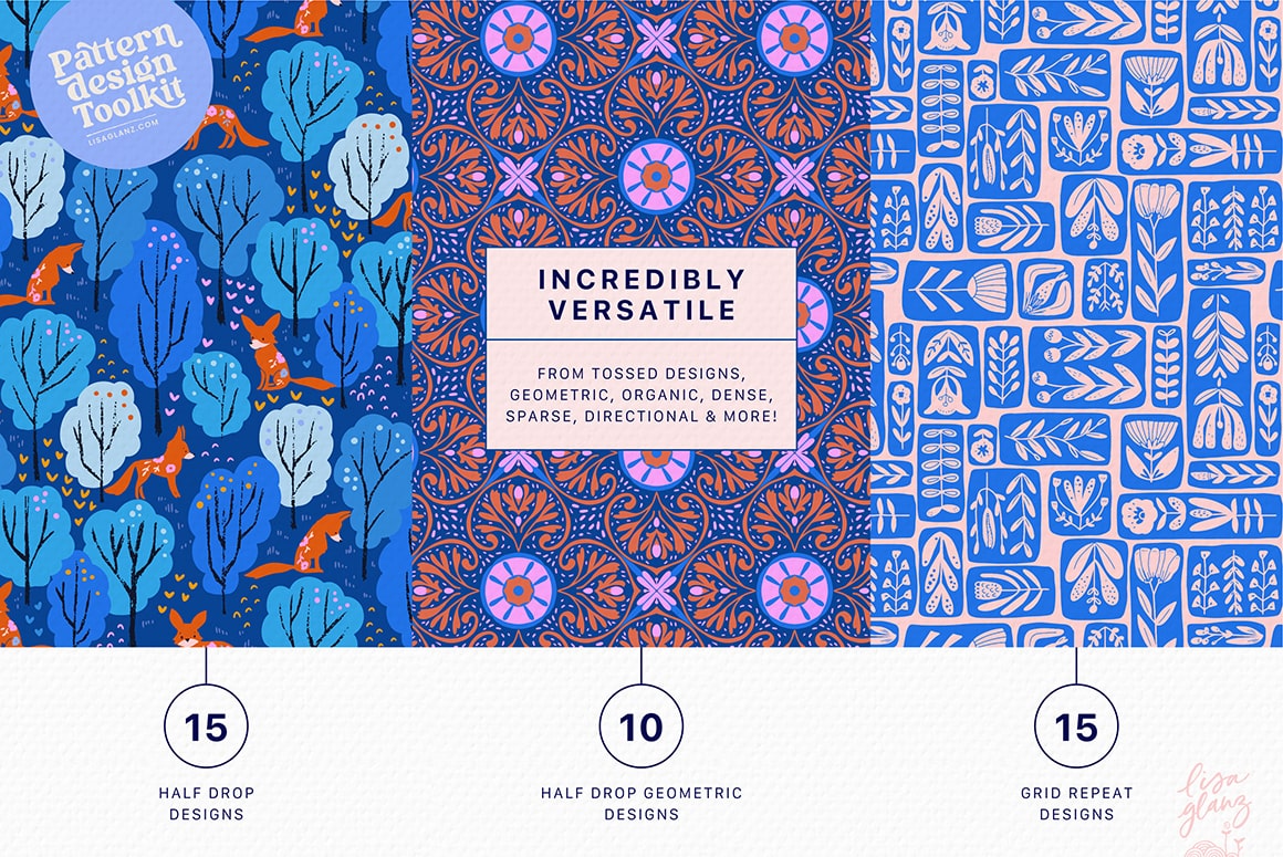 Pattern Design Toolkit - templates for creating the perfect repeat ...