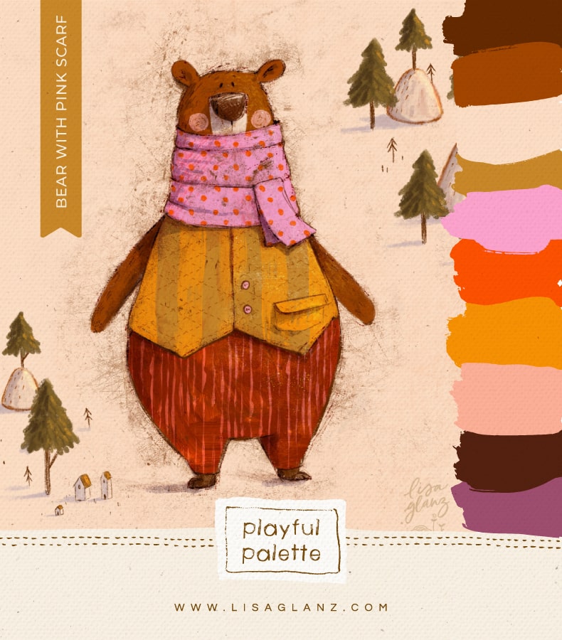 My Artwork Colour Palettes - Lisa Glanz