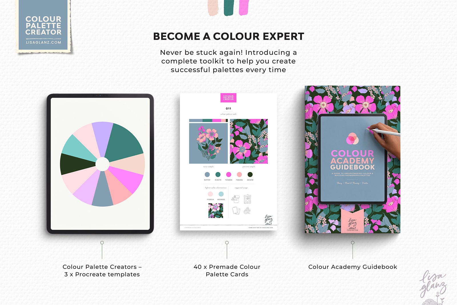 Colour Palette Creator - Generate beautiful palettes with ease - Lisa Glanz