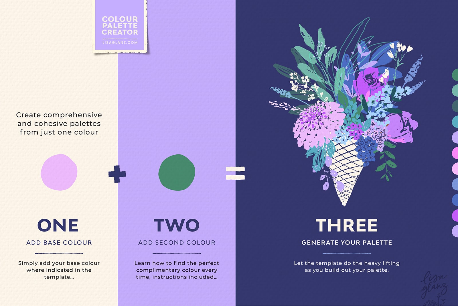 Colour Palette Creator - Generate beautiful palettes with ease - Lisa Glanz