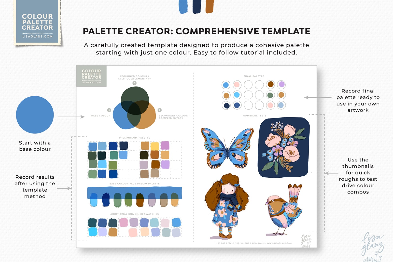 Colour Palette Creator - Generate beautiful palettes with ease - Lisa Glanz