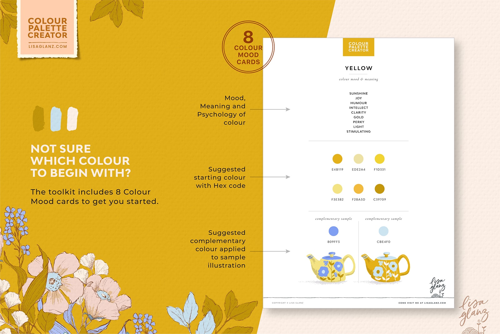 Colour Palette Creator - Generate beautiful palettes with ease - Lisa Glanz