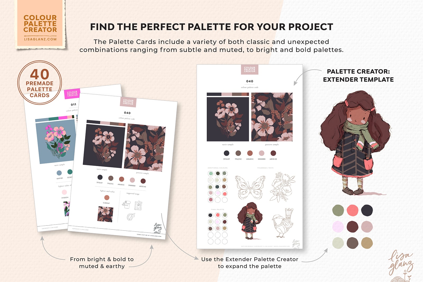 Colour Palette Creator - Generate beautiful palettes with ease - Lisa Glanz