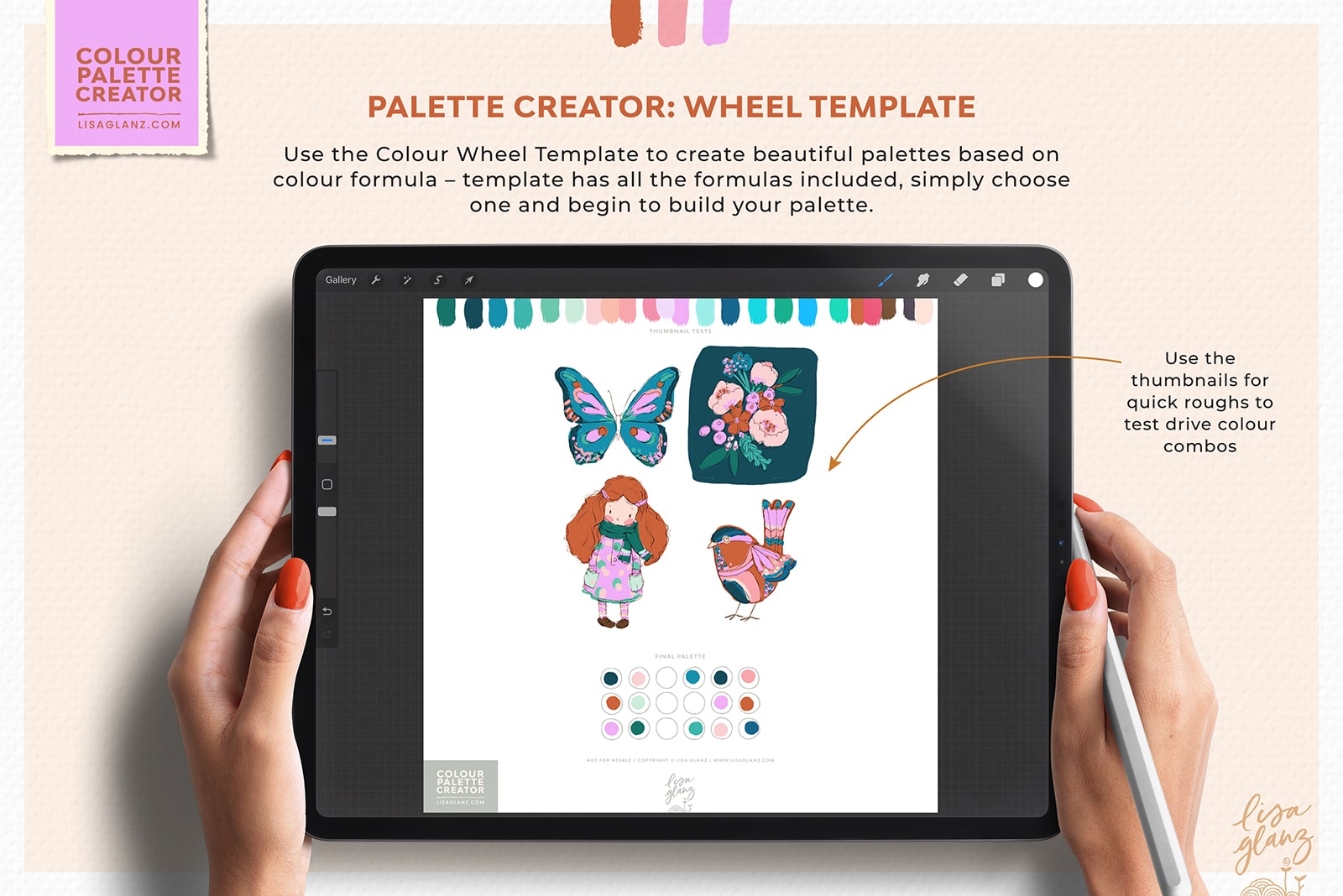 Colour Palette Creator - Generate beautiful palettes with ease - Lisa Glanz