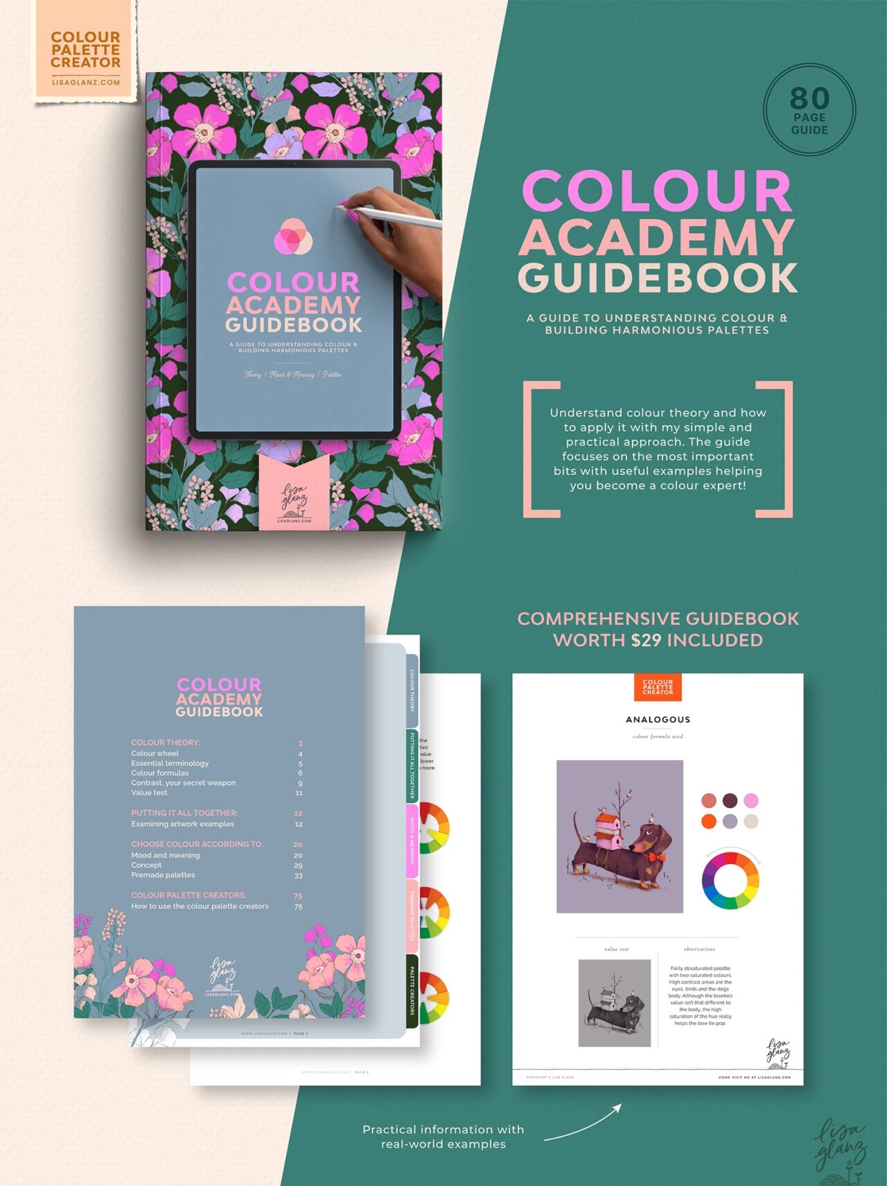 Colour Palette Creator - Generate beautiful palettes with ease - Lisa Glanz