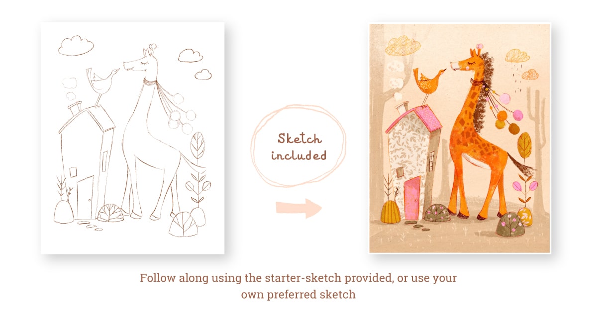 How to Use and Create Texture in Procreate - Lisa Glanz