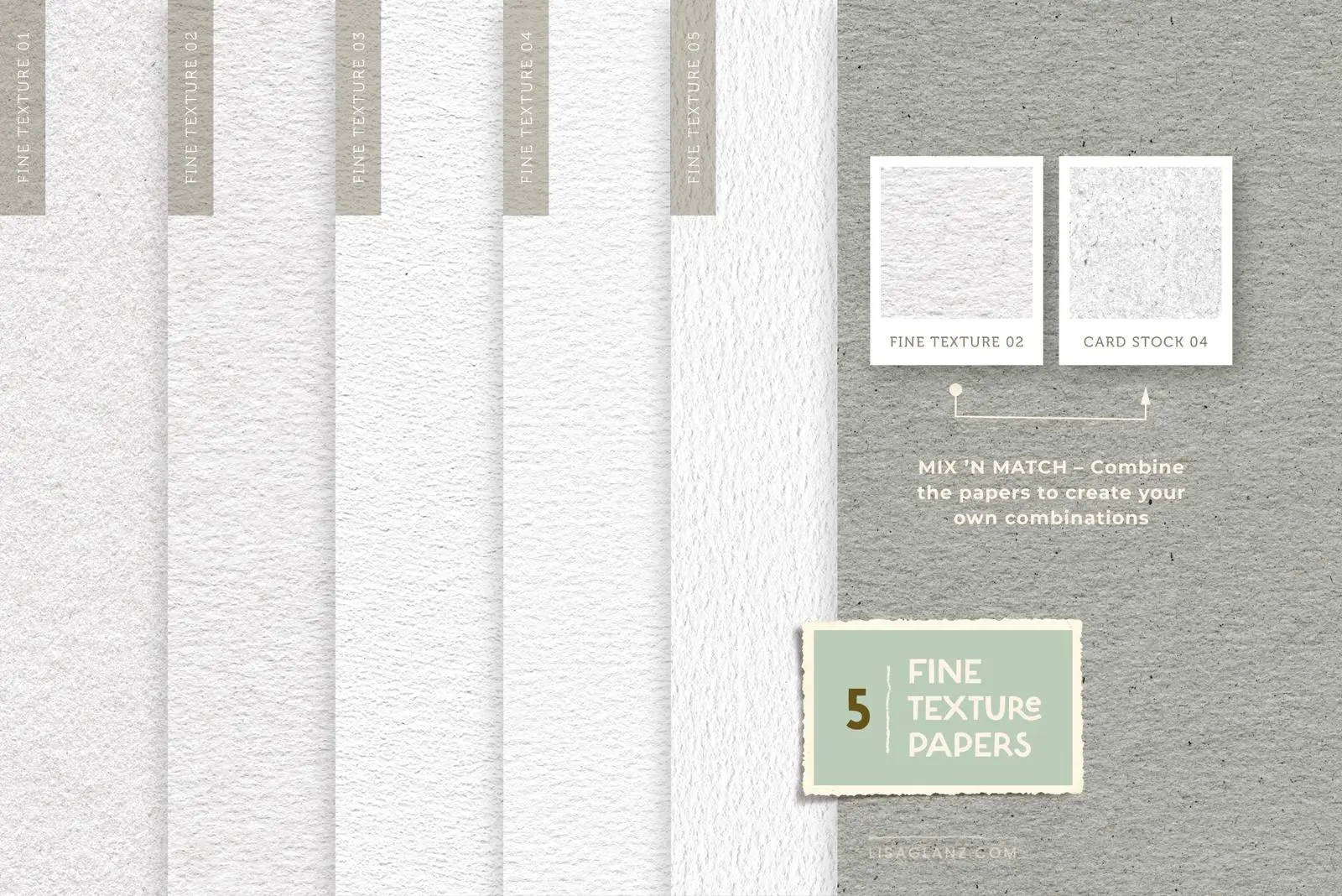 Paper Stock: Seamless Paper Texture Brushes for Procreate - Lisa Glanz