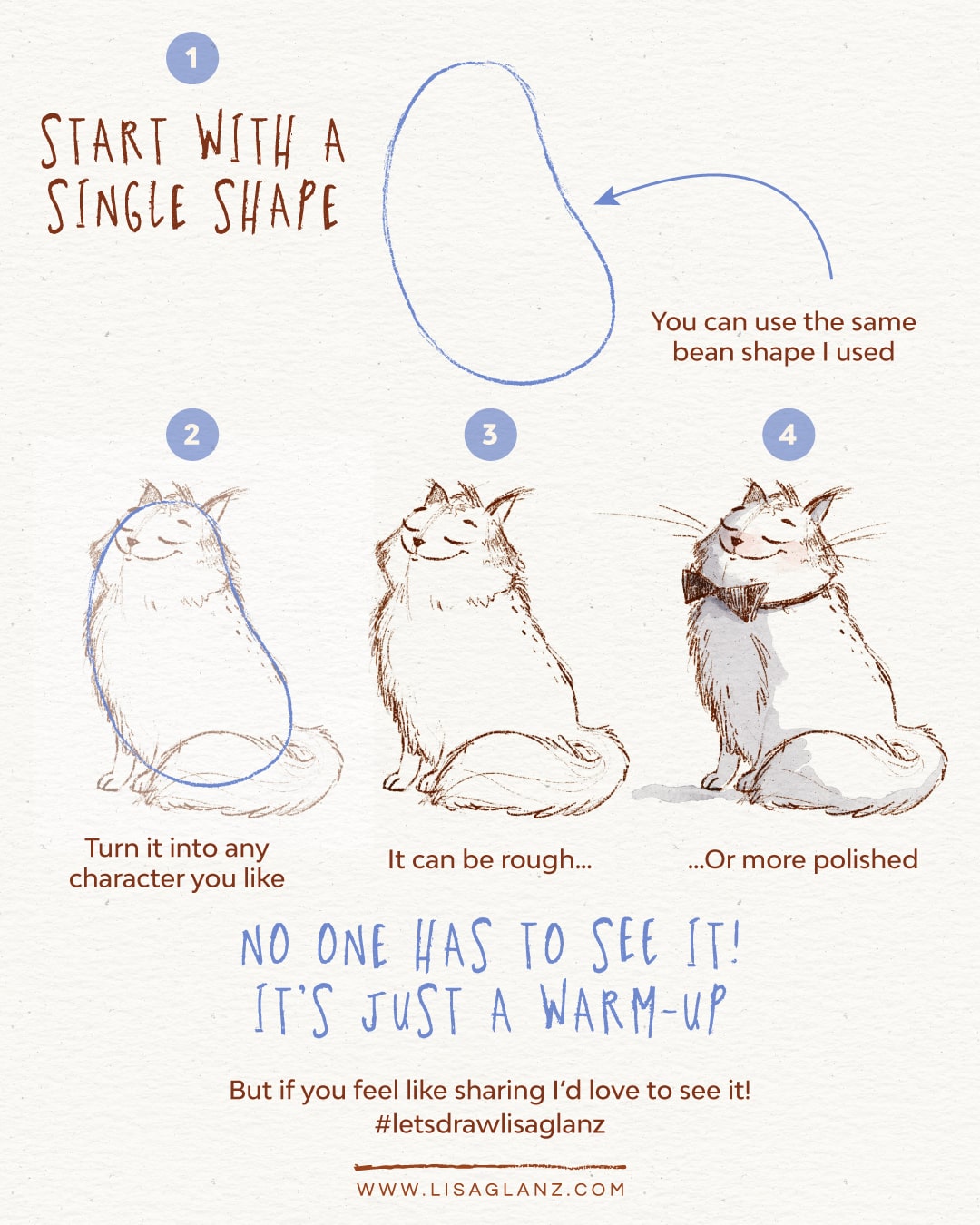 A simple drawing warm-up, perfect for getting started in the new year ...